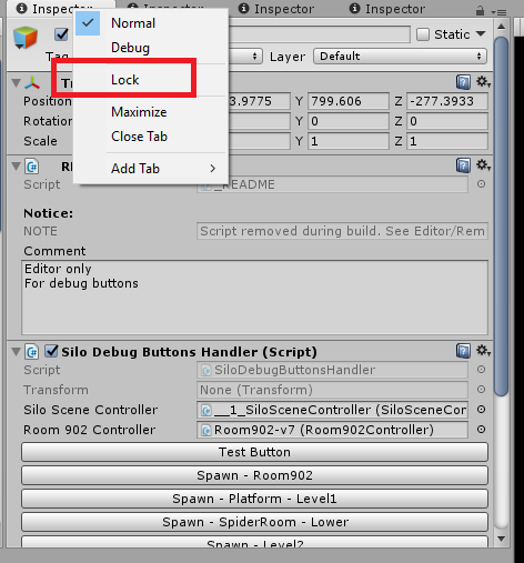 Inspector windows keep becoming "unlocked' by themselves - Unity Engine - Unity Discussions
