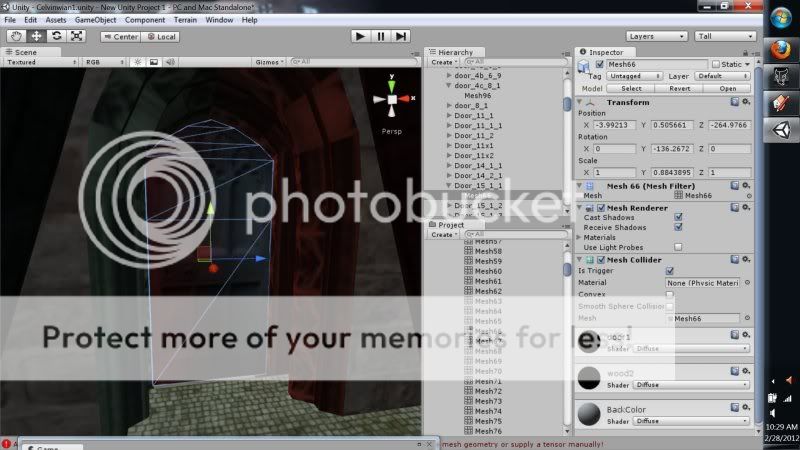 Why does my door bounce out of the screen with hinge? - Unity Engine - Unity Discussions