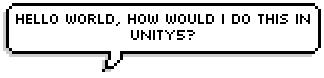 Building a 8bit speech bubble like this... - Unity Engine - Unity ...