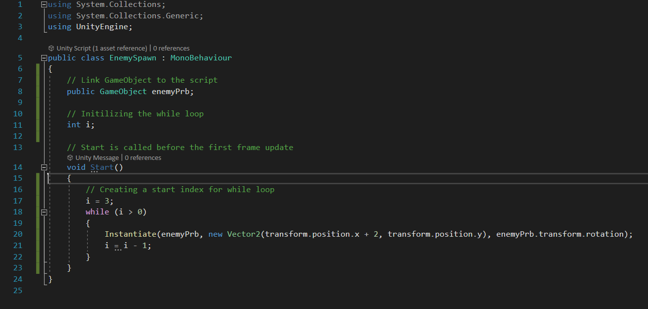 Unity Freezes With The While Loop I Had Created Unity Engine Unity Discussions