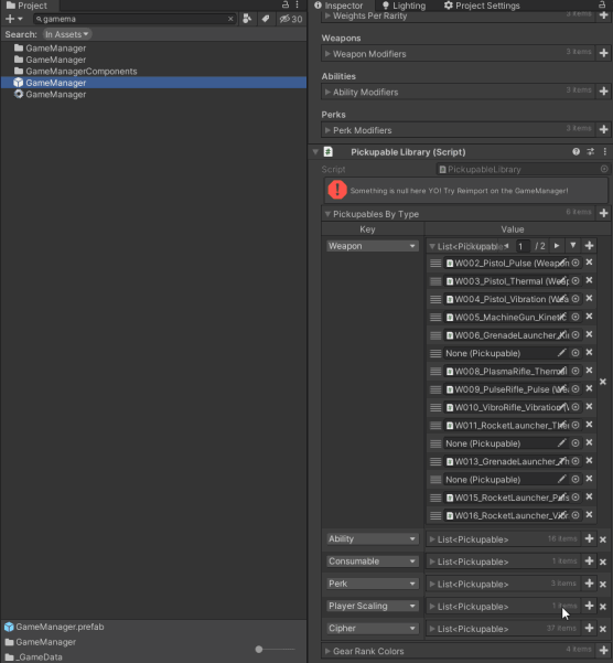 Prefabs Randomly Losing References Throughout Our Project Reimport Fixes It Unity Engine 