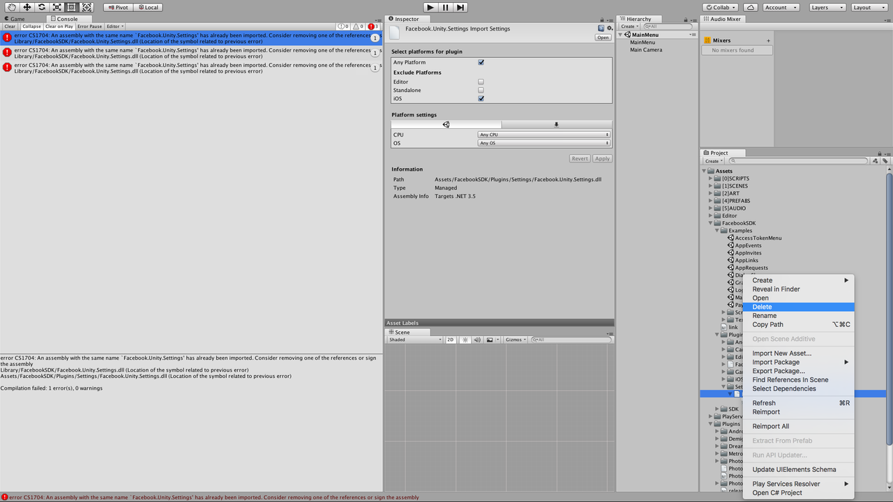 Facebook SDK Integration Help[SOLVED] - Unity Engine - Unity Discussions