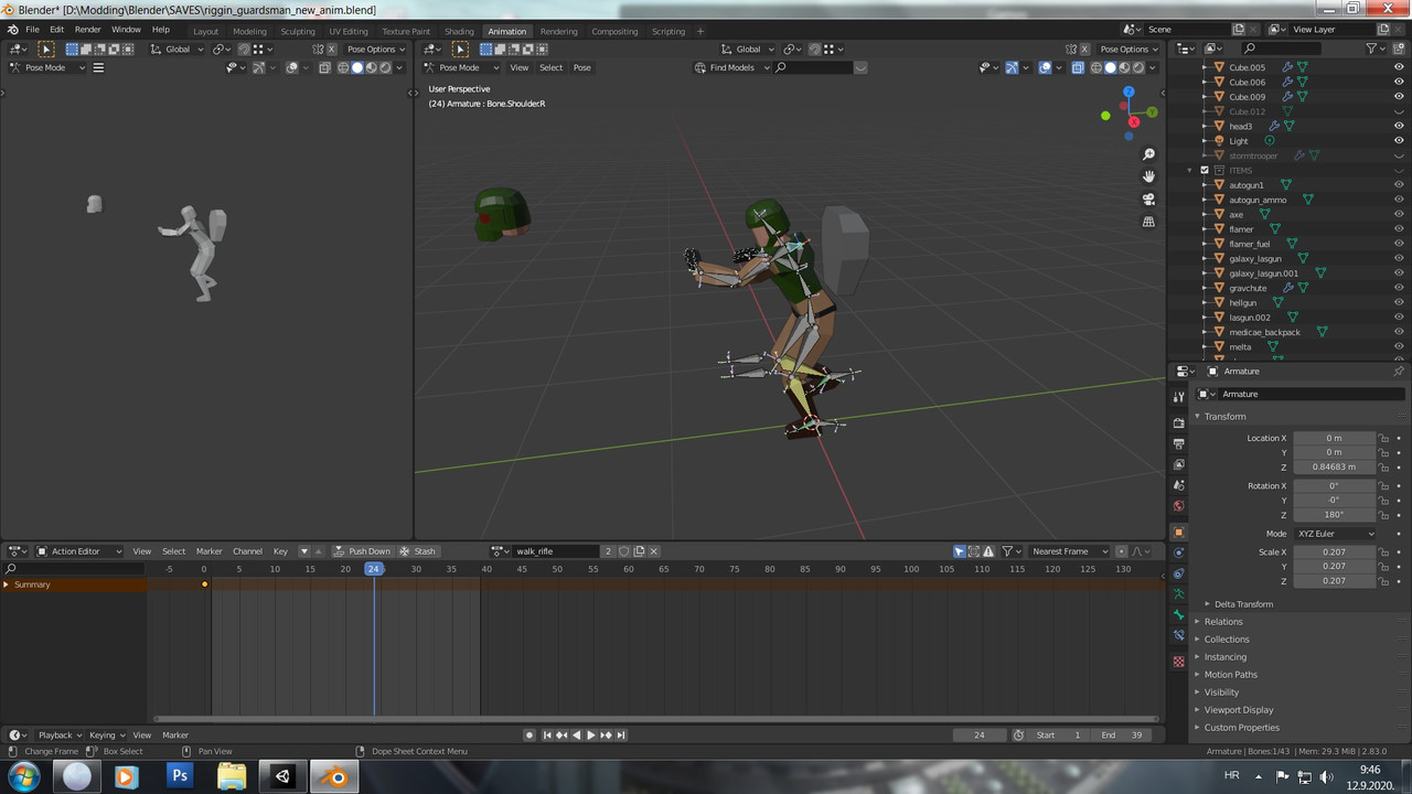 Animations not playing properly and at 45°??? - Unity Engine - Unity Discussions