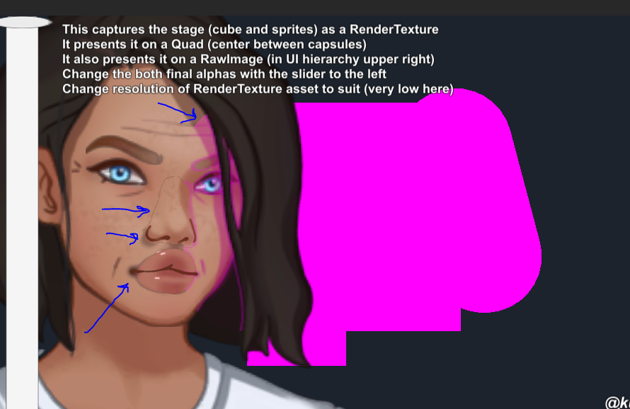 2drenderer With Lit Shaders Seems To Give Alphatransparency Issues In Render Textures Unity 