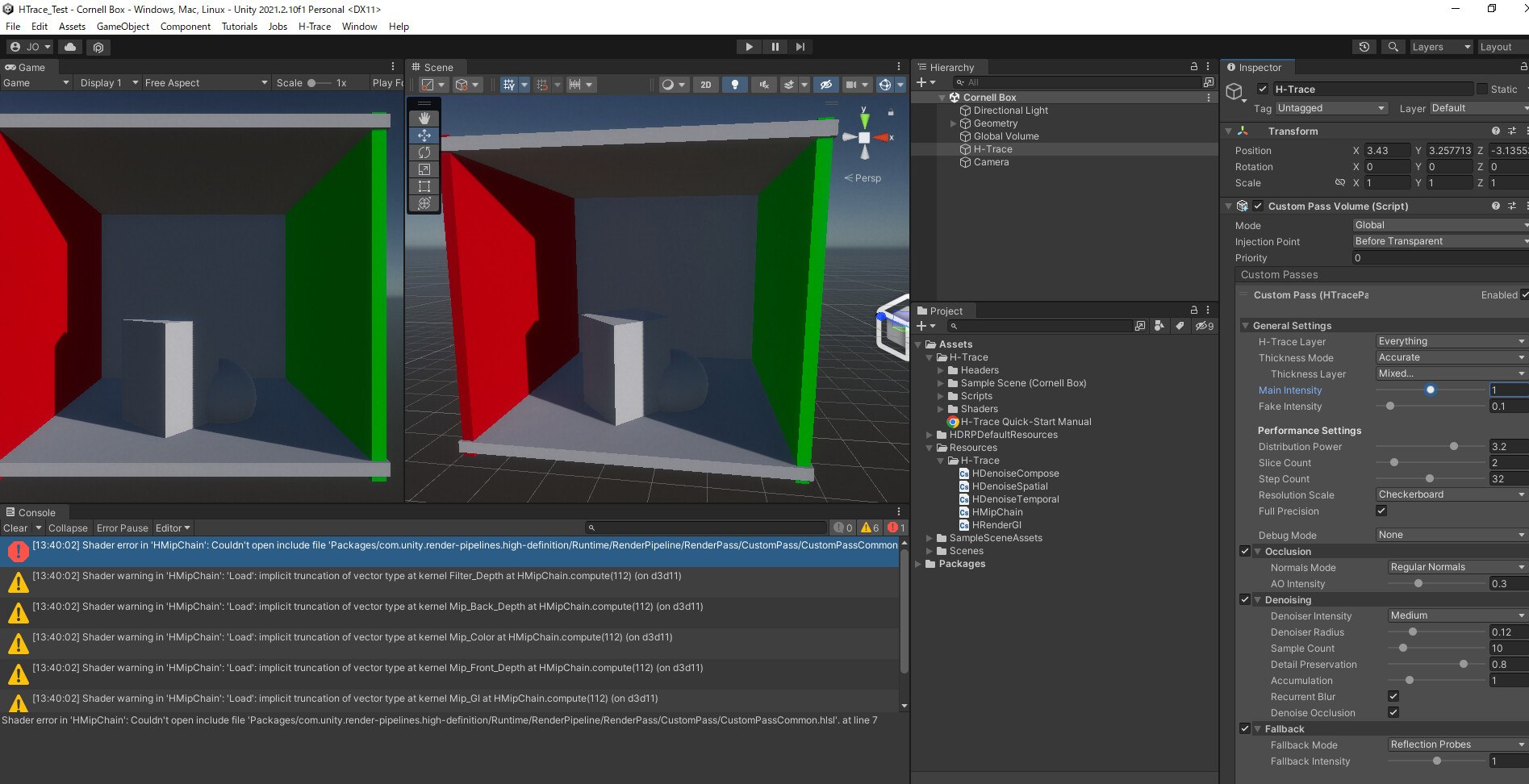 H-Trace: Global Illumination and Occlusion [DEPRECATED] - Page 12 - Community Showcases - Unity ...