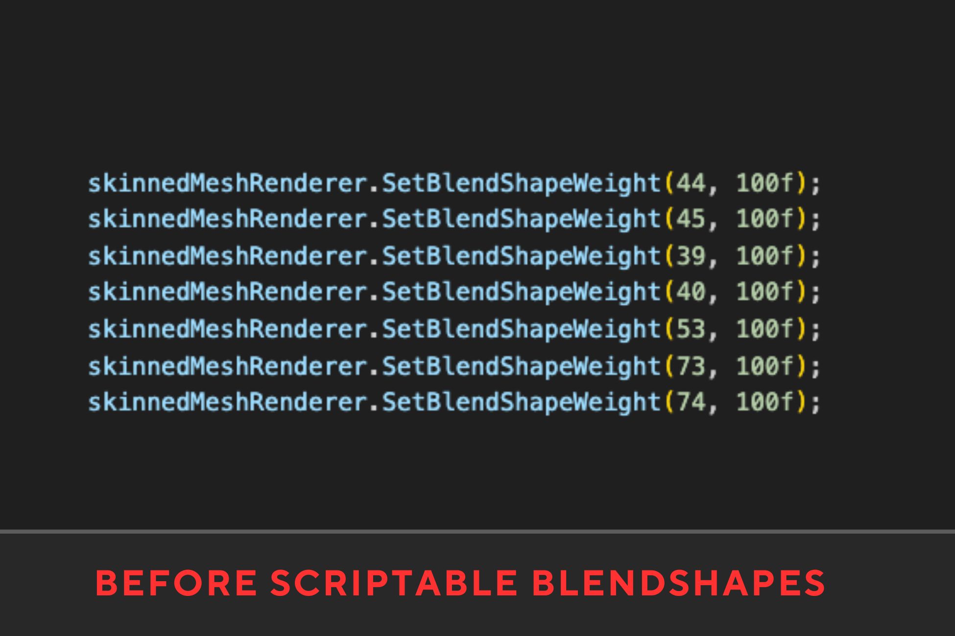 Scriptable Blendshapes: The new industry standard? [Just Released] - Community Showcases - Unity ...