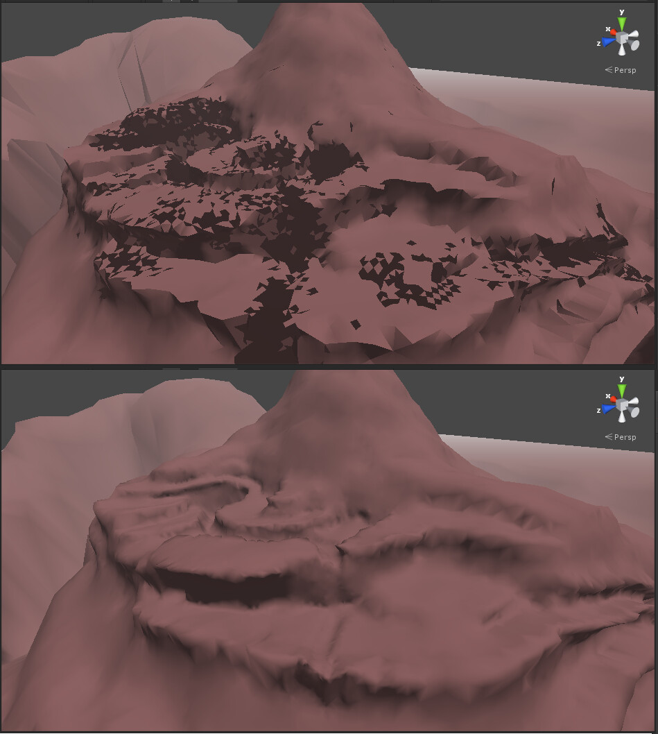 Faces on imported mesh appear unlit - Unity Engine - Unity Discussions