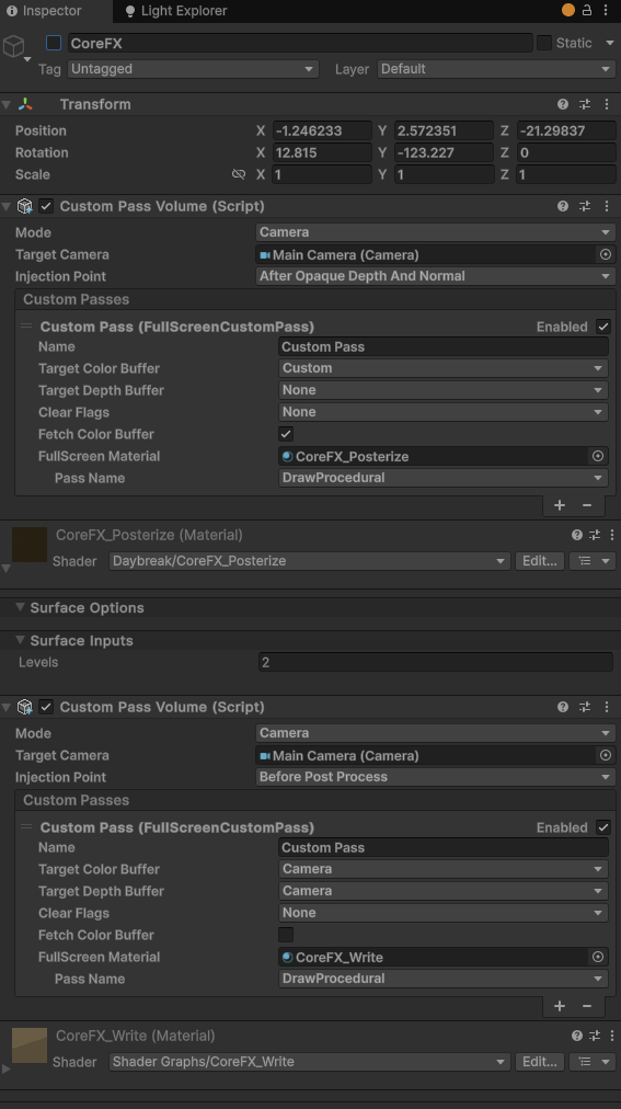 How to add posterization shader to screen before Volumetric Fog - Unity Engine - Unity Discussions