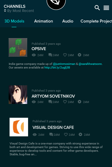 [WIP][iOS][Android][UWP] Unity3D Community App - Community Showcases - Unity Discussions