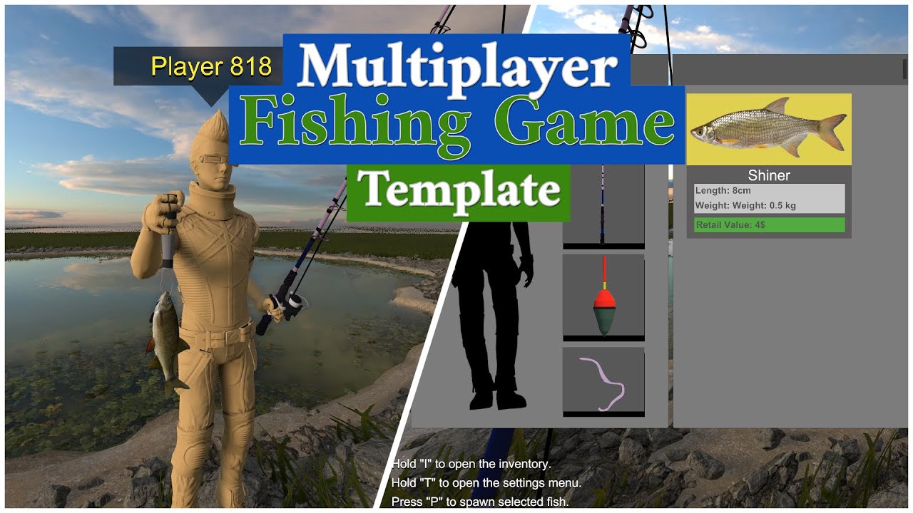 Realistic Multiplayer Fishing Game Template - Unity Asset - Community ...