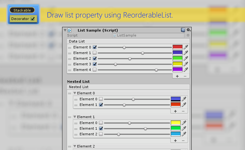 [Free][Open Source] Stackable Decorator - property drawer with multiple stackable decorator ...