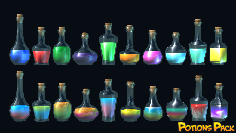 [Released] Potions Pack by CraftColony - Community Showcases - Unity ...