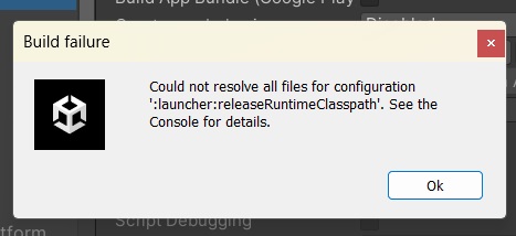 Unity Gradle Issue/ AR Core / AR foundation issue - Unity Engine - Unity Discussions