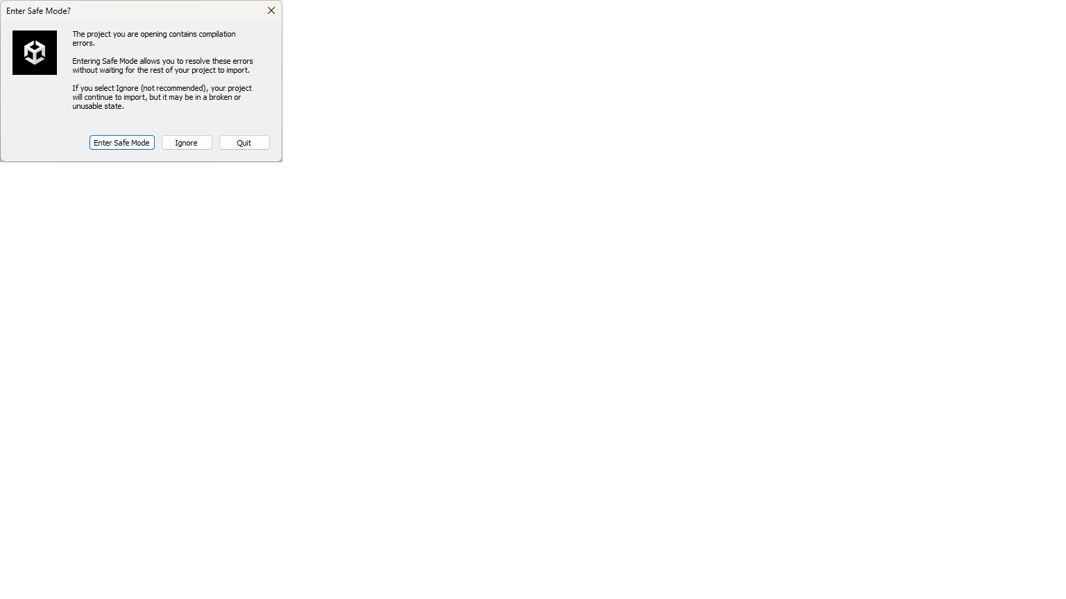 Compile Error When Create A New Project Getting Started Unity 2351