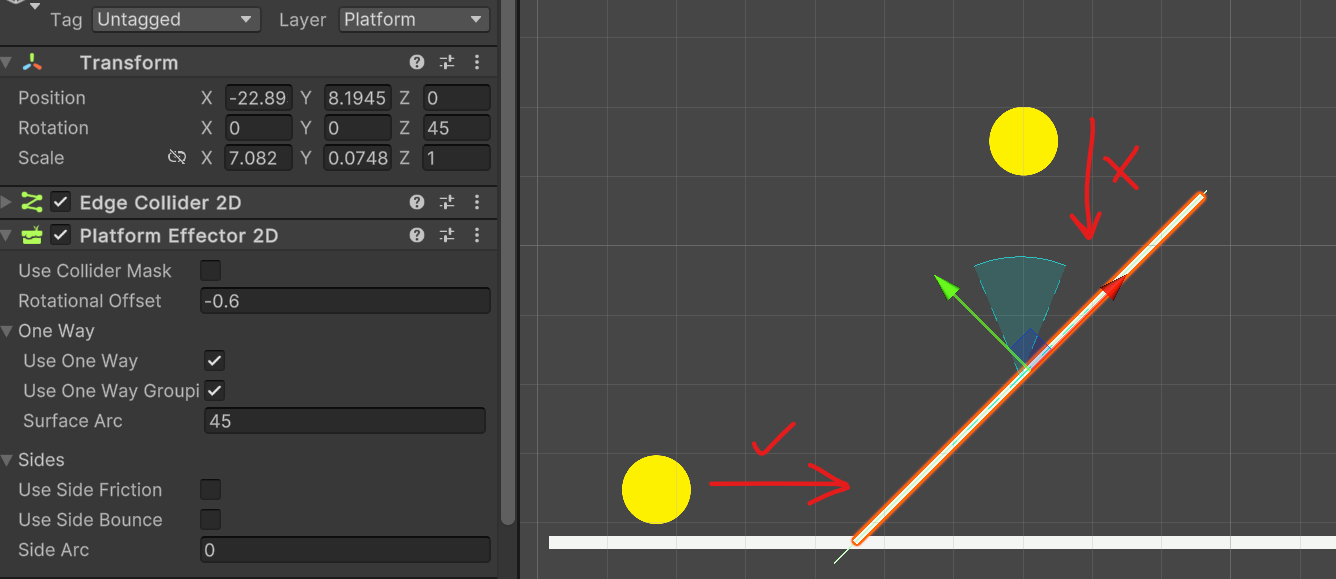 PlatformEffector2D for walk-by stairs - Unity Engine - Unity Discussions