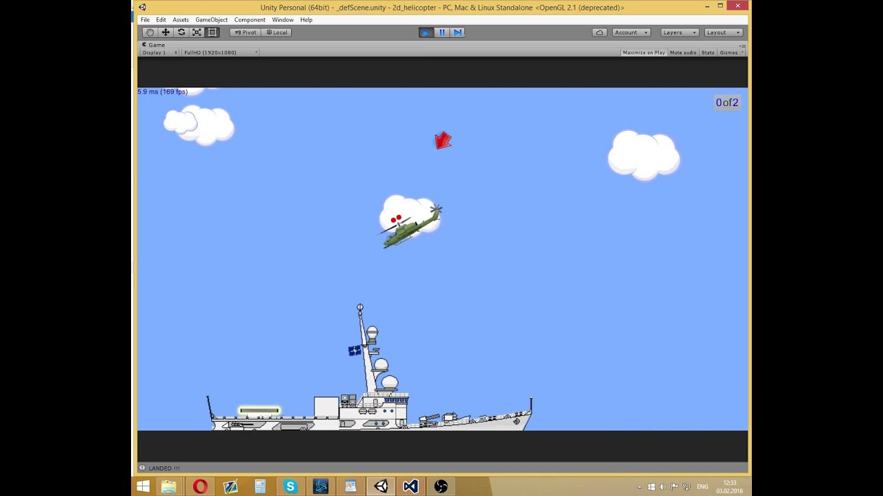 Control a 2D Helicopter - Unity Engine - Unity Discussions