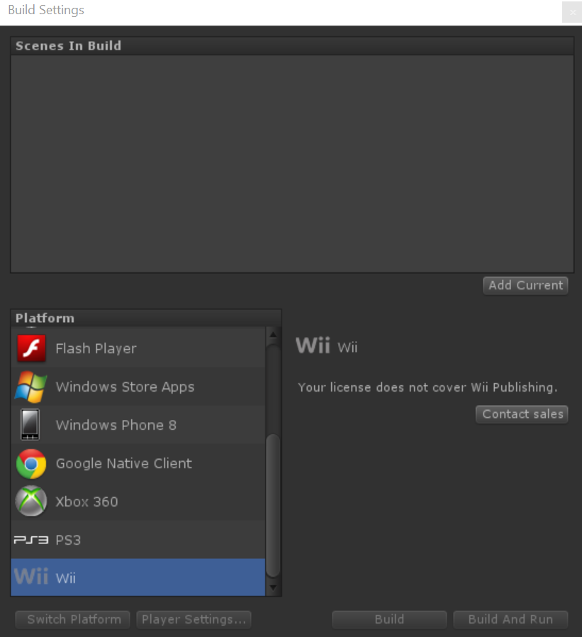 Can I Make A Wii Game In 2019 In A Older Version Of Unity Unity Engine Unity Discussions