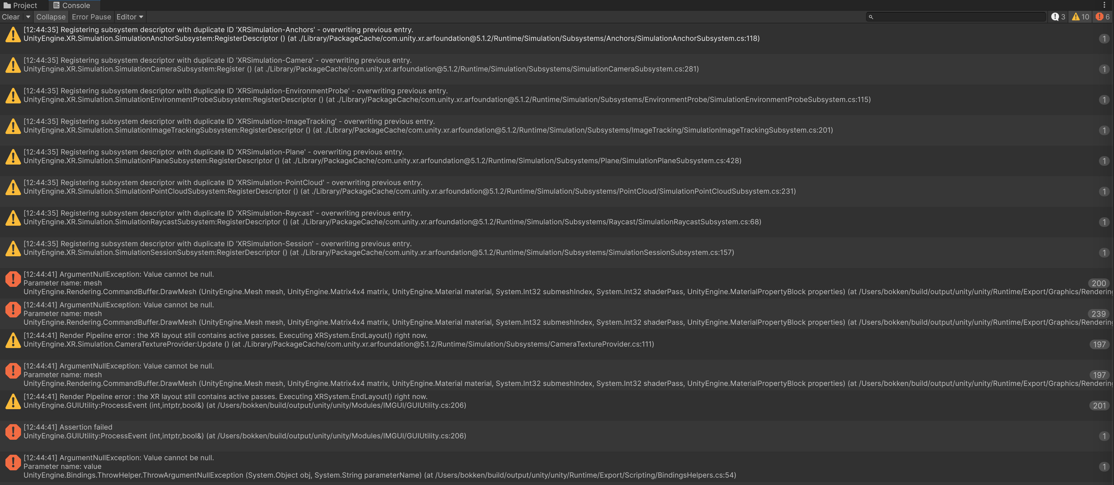 XR Simulation is not working after first execution - Unity Engine - Unity Discussions