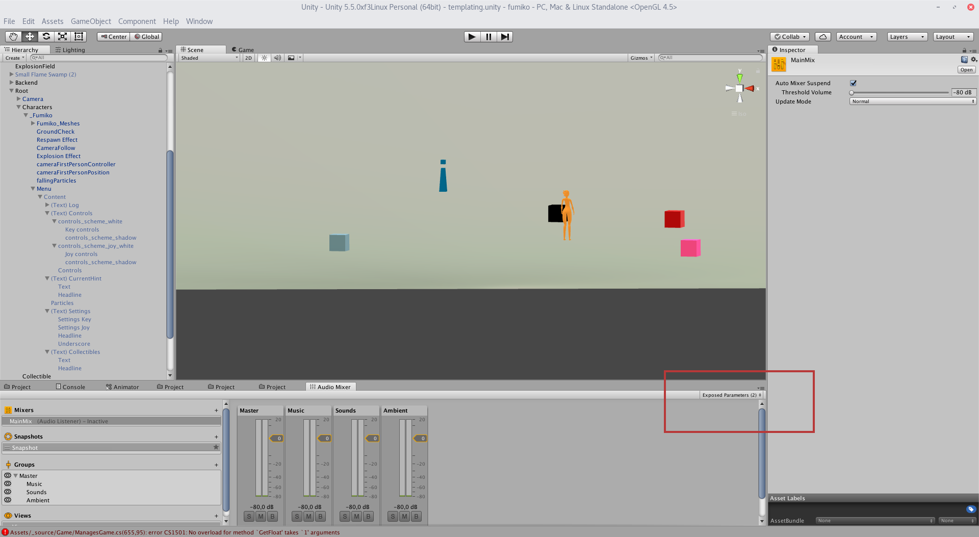 Cannot change name of Exposed Parameters for Audio Mixer Group - Unity Engine - Unity Discussions
