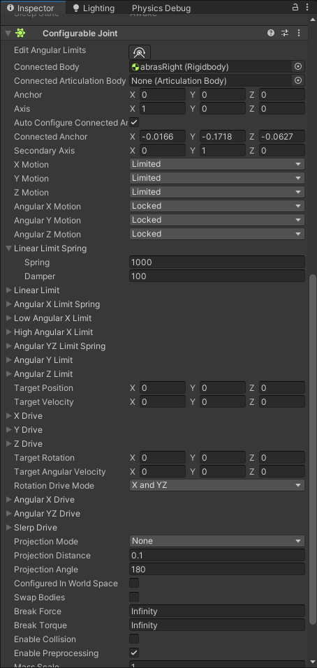 Configurable joint keeps distance when forced - Unity Engine - Unity ... Configurable joint keeps distance when forced - Unity Engine - Unity ...