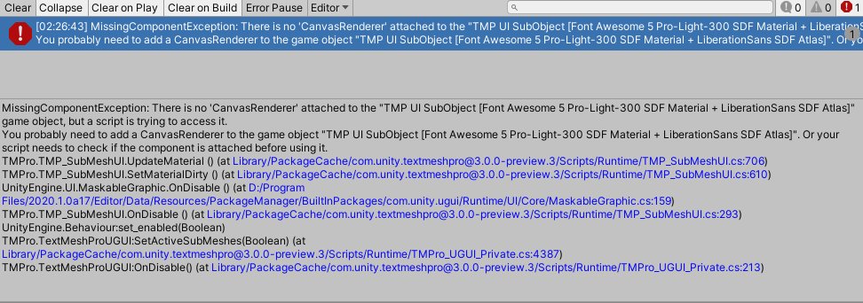 Unity 2020.1a17 TMPro Font Asset Created 'usage' Bug - Unity Engine - Unity Discussions