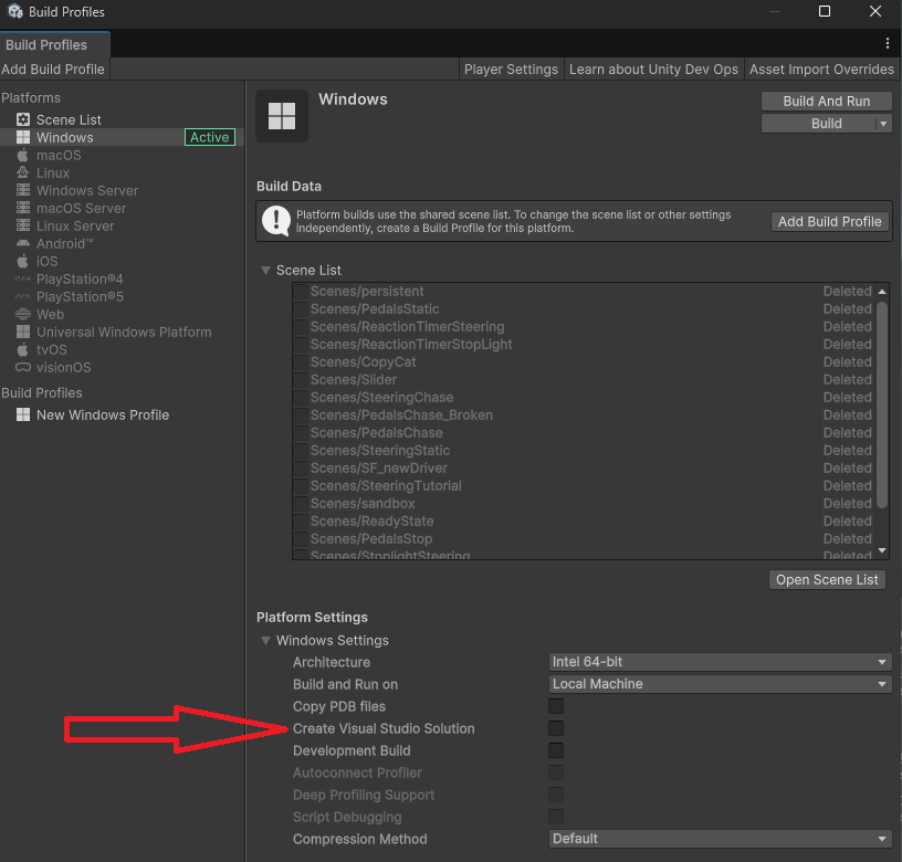 BUG REPORT: Editor adds "Shared Project" to build configuration causing build to break - Unity ...