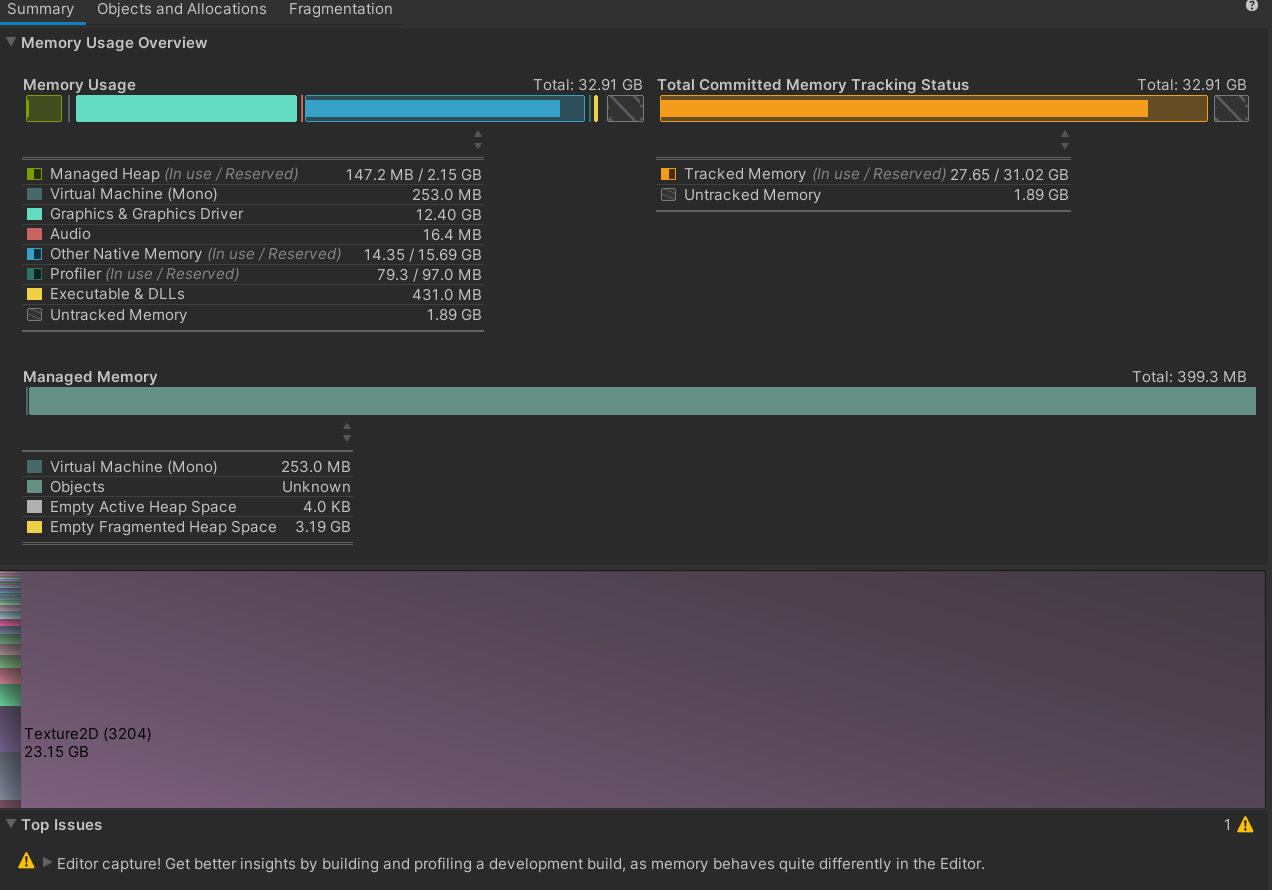 Editor lag, huge memory usage - Unity Engine - Unity Discussions
