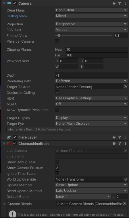 Dual camera setup not working as expected - Unity Engine - Unity Discussions