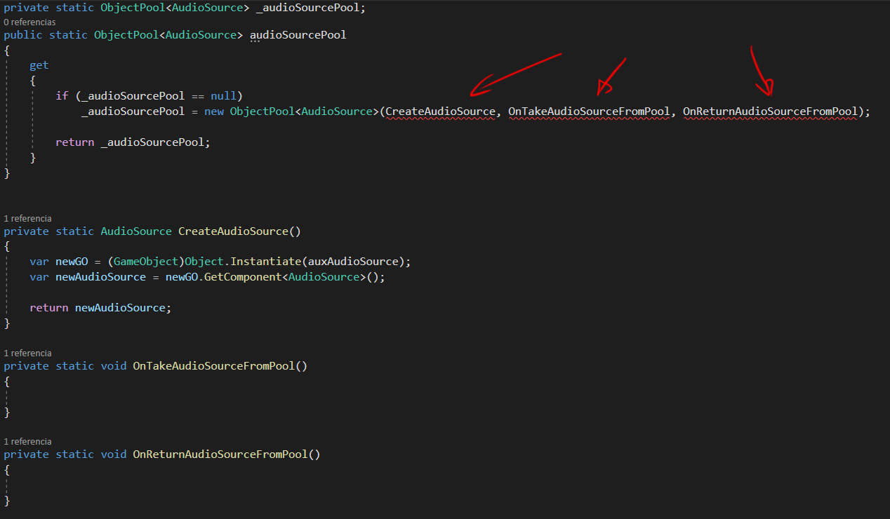 ObjectPool error. Can't make methods to work : SOLVED! - Unity Engine - Unity Discussions