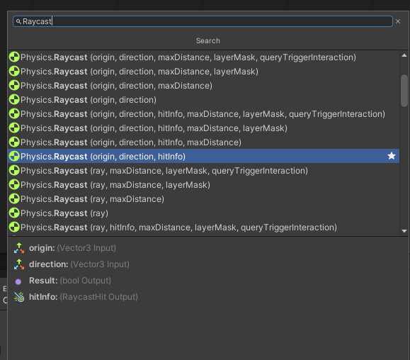 Raycast node - how to get the hit? - Unity Engine - Unity Discussions