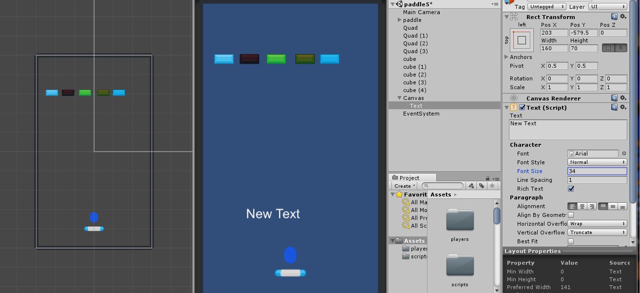 Cannot see UI text in the Scene View = can only see it in the game view - Unity Engine - Unity ...