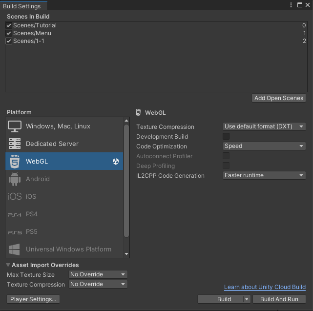 WebGL build not creating a html file! - Unity Engine - Unity Discussions WebGL build not creating a html file! - Unity Engine - Unity Discussions