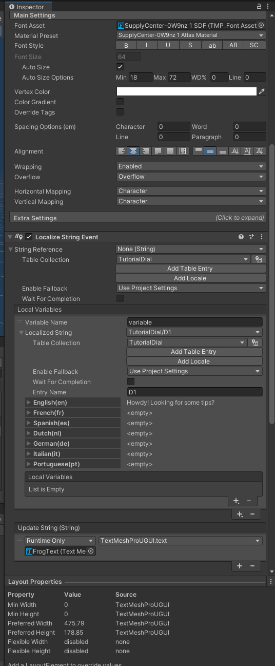 Using a string array to get the localization key - Unity Engine - Unity Discussions