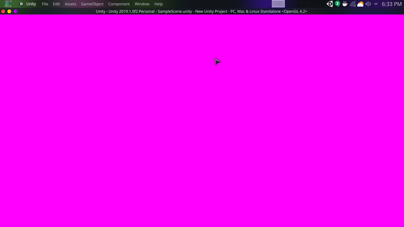 Linux Editor Pink Screen problem - Unity Engine - Unity Discussions