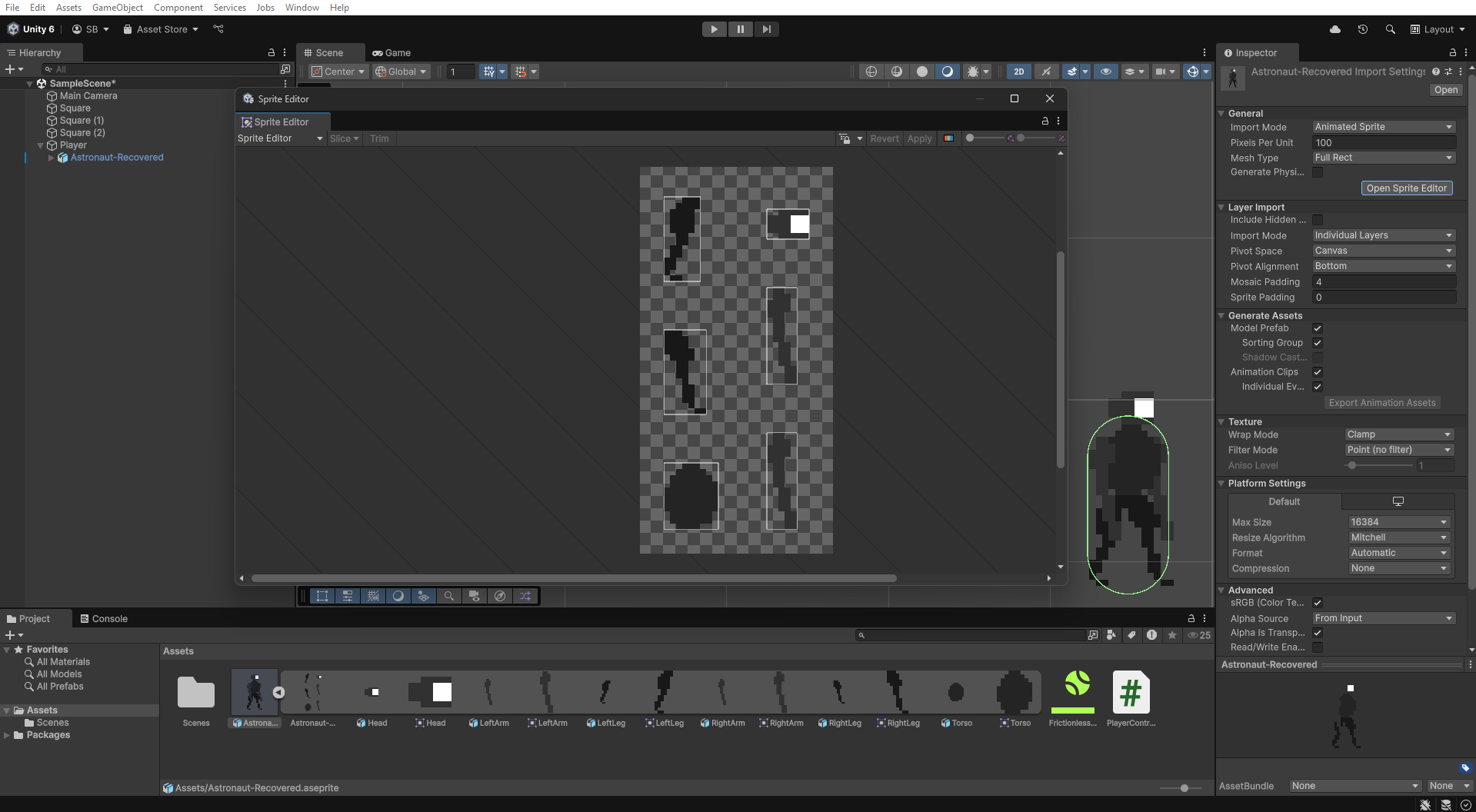 Help with rigging a 2D Aseprite character - Unity Engine - Unity Discussions