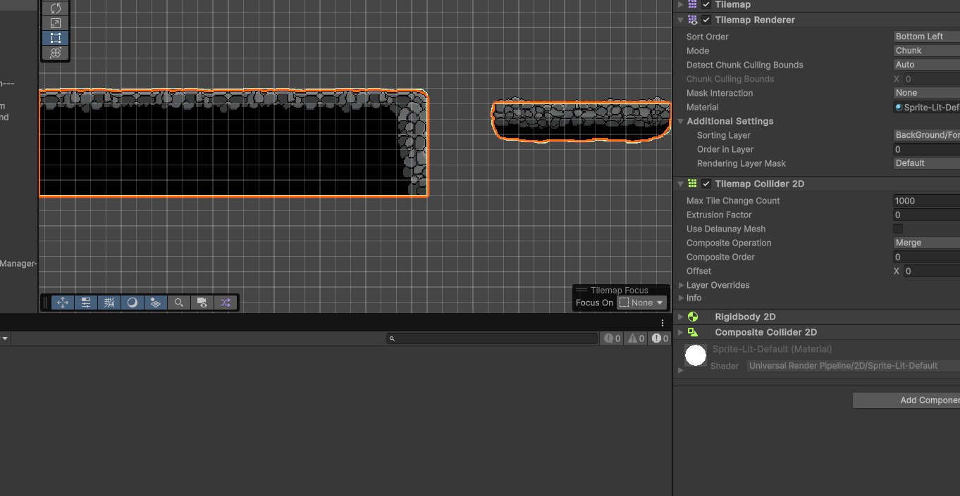Tilemap Collider Adapts to Sprite Shape – How to Keep It Flat? - Unity Engine - Unity Discussions
