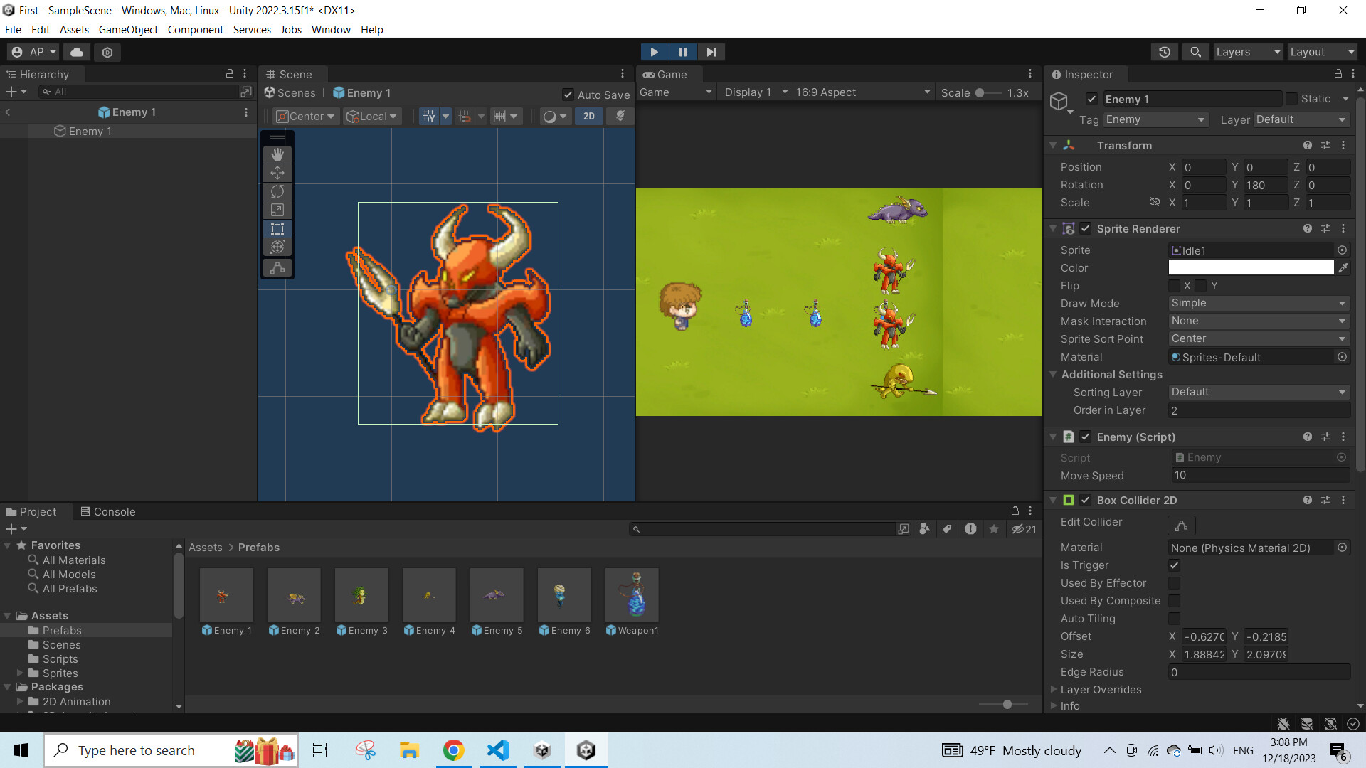 Very noob question about prefab rotation - Unity Engine - Unity Discussions