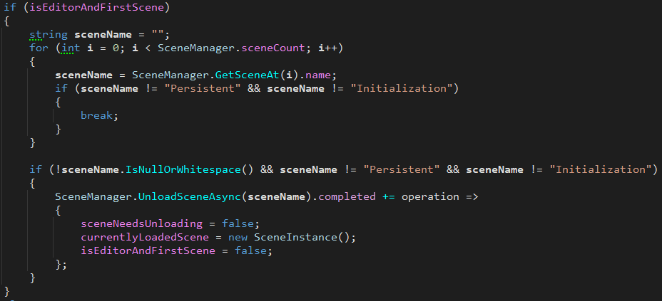 Unloading The Scene That Is Open When Going Into Play Mode Unity Engine Unity Discussions 