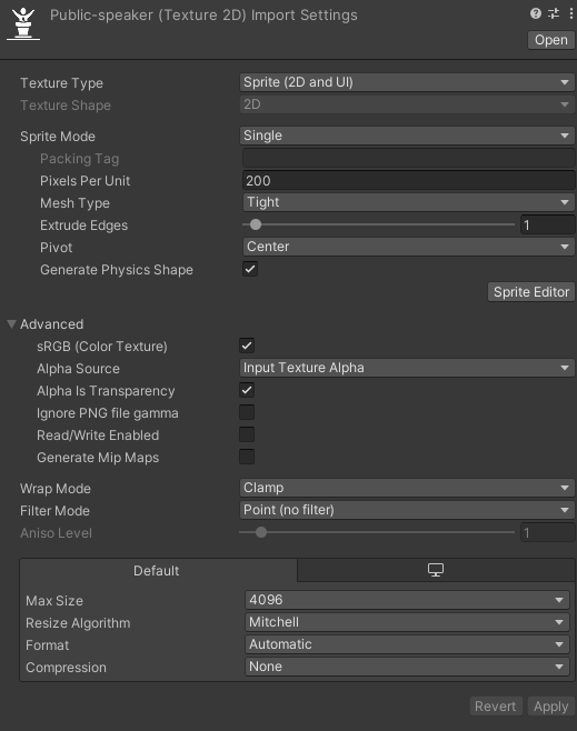 Pixelated Sprites Unity Engine Unity Discussions