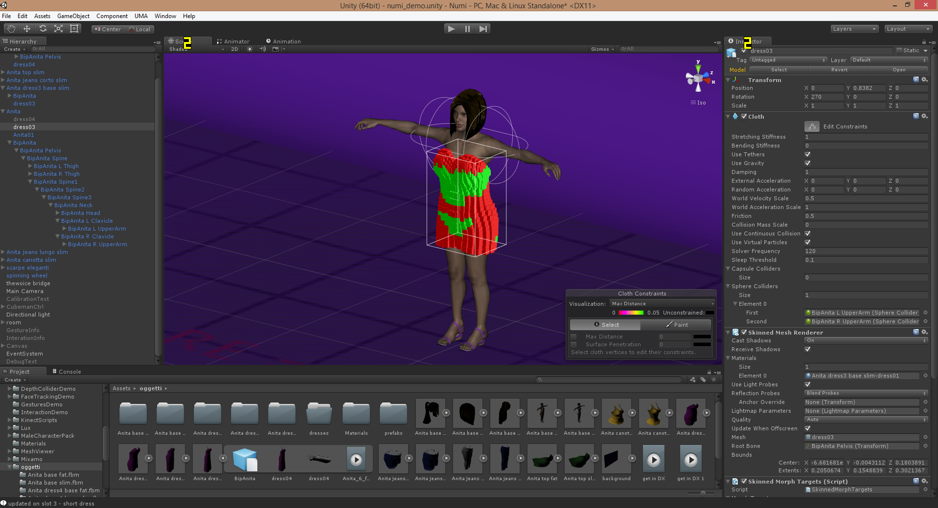 Unity5 Cloth Doesnt Work With Skinned Unity Engine Unity Discussions 6688