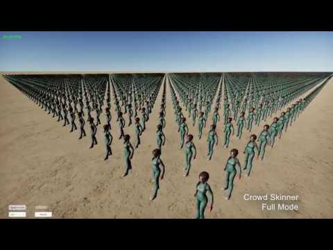 Crowd Skinner - Massive Crowd Rendering With High Performance ...