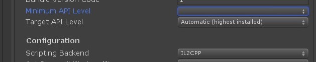 There Is No Error But Editor not Showing the minimum API Level - Unity Engine - Unity Discussions