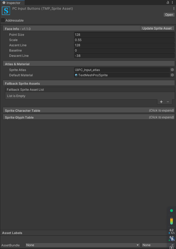 Textmeshpro Sprite Assets Icon Blurry Problem Unity Engine Unity Discussions