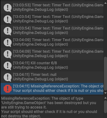 Object reference missing during runtime without changes from script - Unity Engine - Unity ...