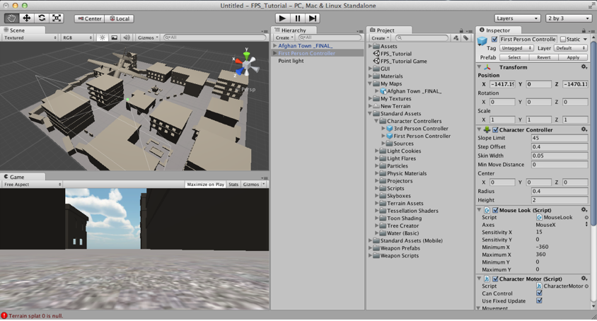 Scale Factor Problem With An Asset And The Fps Controller Unity Engine Unity Discussions