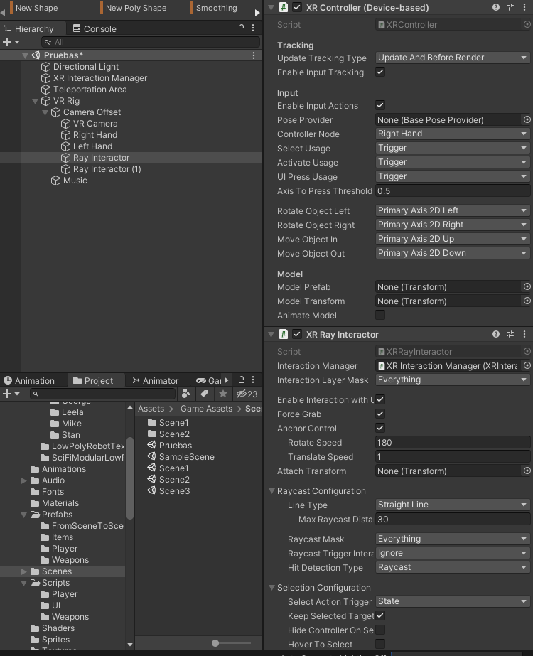 Using Ray Interactor in two controllers at the same time to teleport - Unity Engine - Unity ...