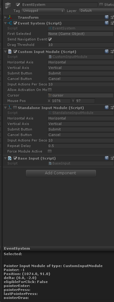 Custom UI Cursor Position and UI-Interaction - Unity Engine - Unity Discussions