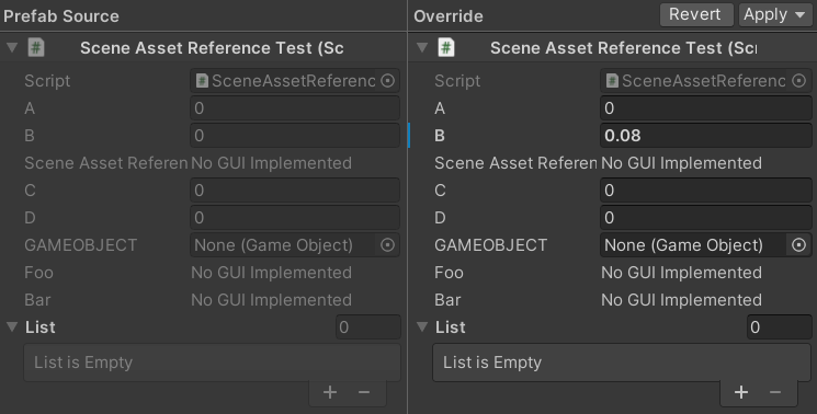 Property drawer & UI Toolkit: Visual issues with Undo and value change while part of prefab ...