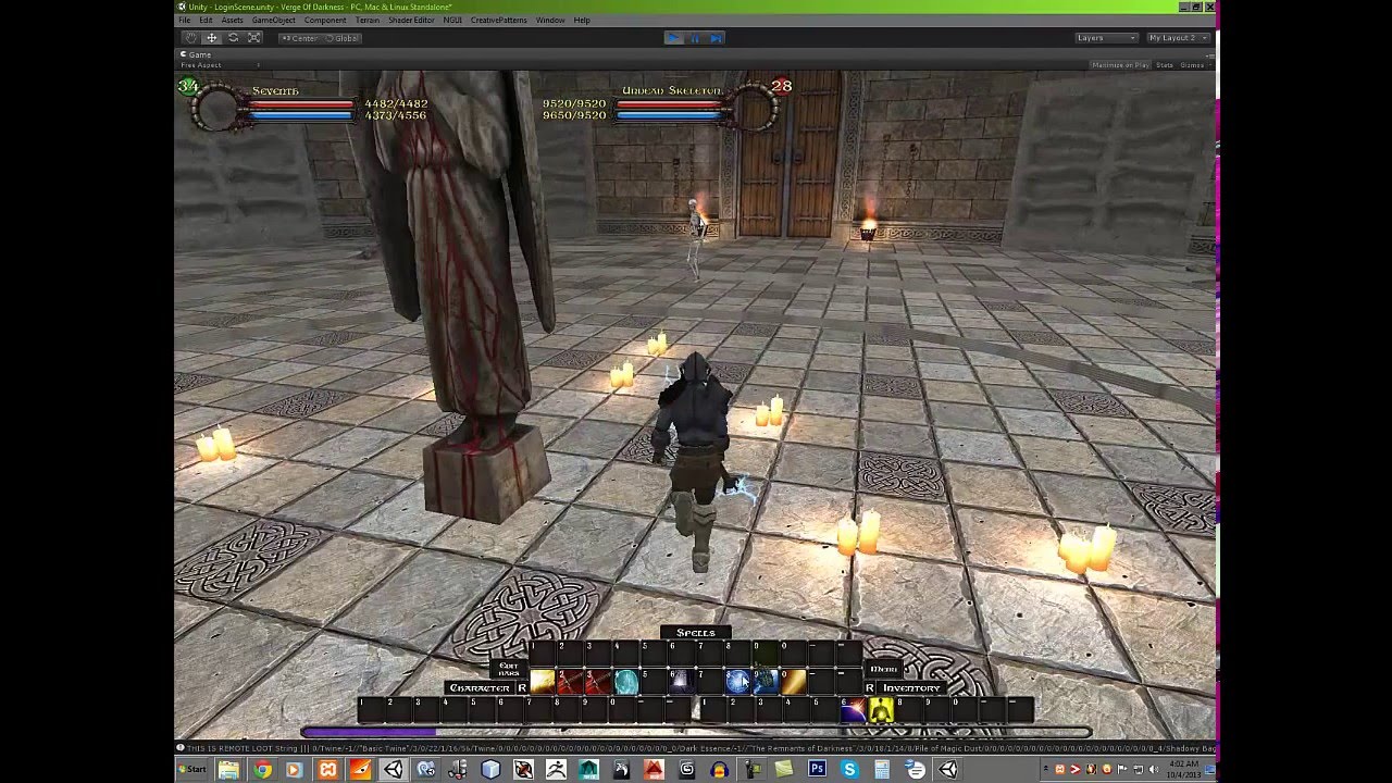 Here is a short update on my one man MMO project - Community Showcases - Unity Discussions
