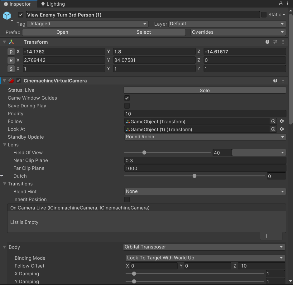 Configure blend duration from code (zero editor) - Unity Engine - Unity Discussions